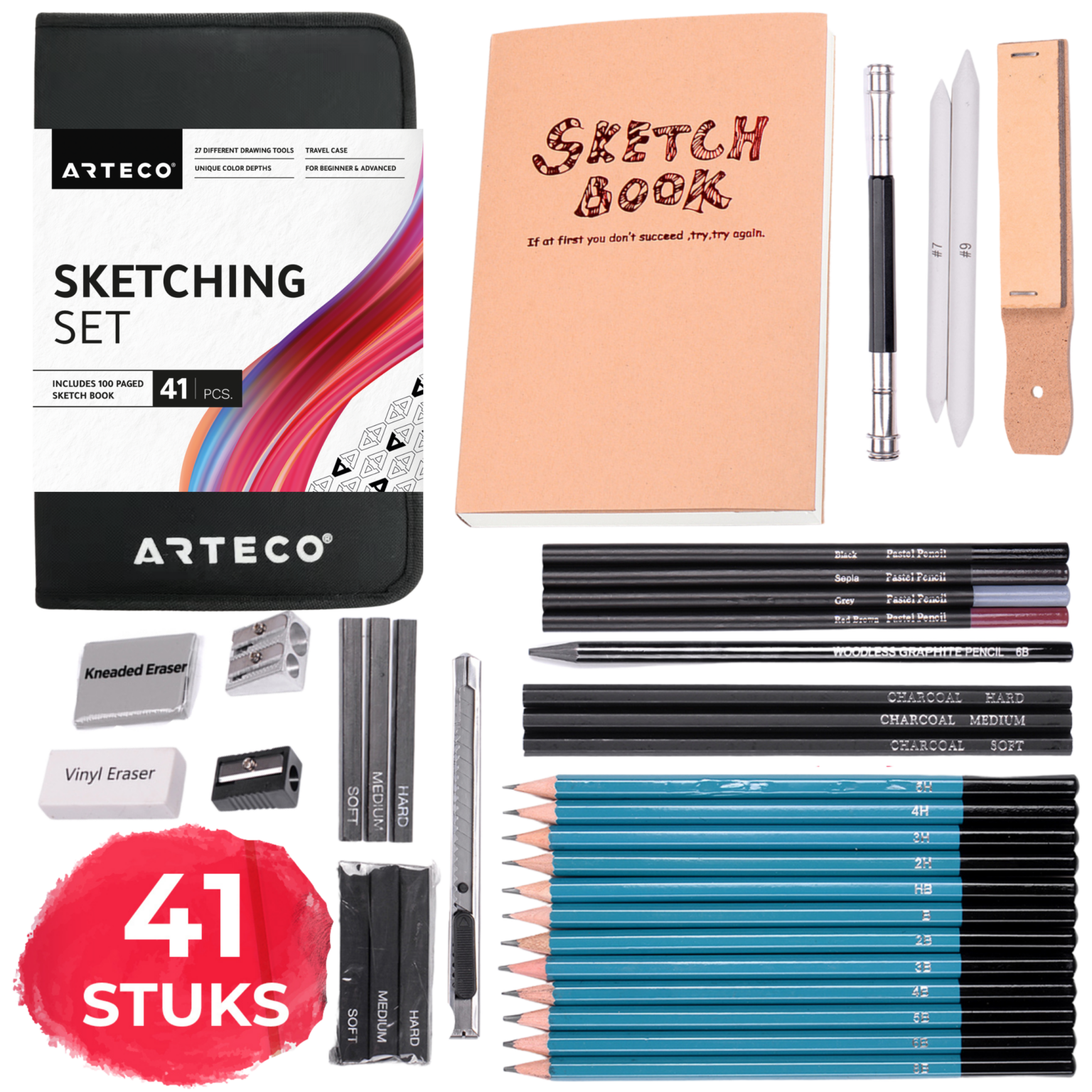 Schetsen voor beginners: In 4 stappen leren schetsen | Arteco Crafts